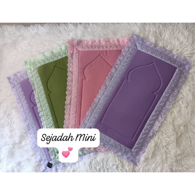 SEJADAH RAYA 2024 Sejadah mini home made, sejadah travel | Shopee Malaysia