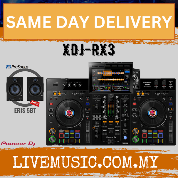 Pioneer DJ XDJ-RX3 2-channel Performance All-In-One DJ System With Monitor Speaker And Case (XDJ ...