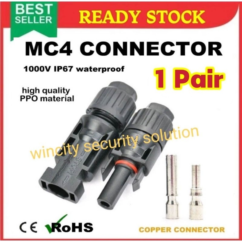 WSS 1 PAIR MC4 Plug Connector | Shopee Malaysia