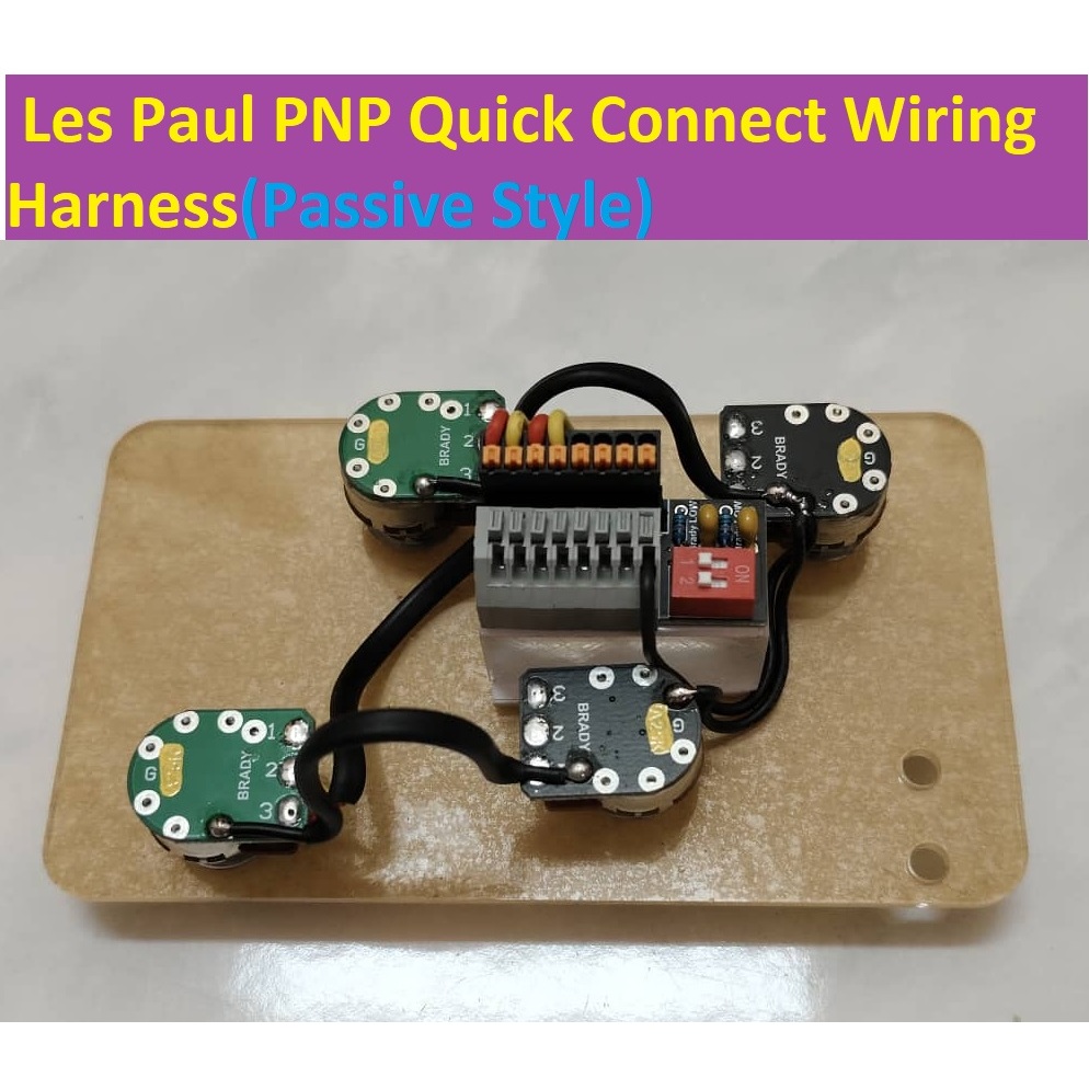 💥PNP 💥 Pre-Wired Guitar wiring harness Quick Connect | Les Paul , PRS ...