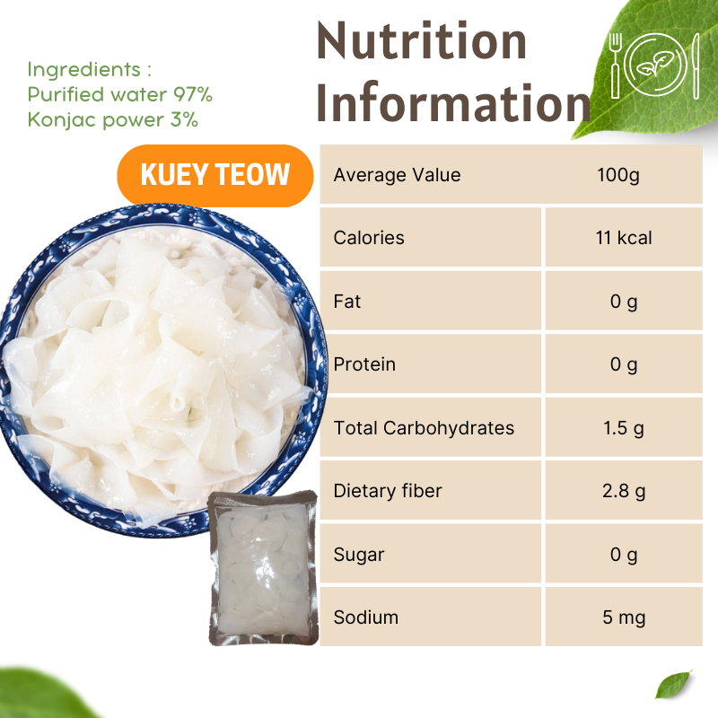 MYFIT Murah Konjac Noodle Rice Mee Beras Diet Food Staples Vege Low Fat ...