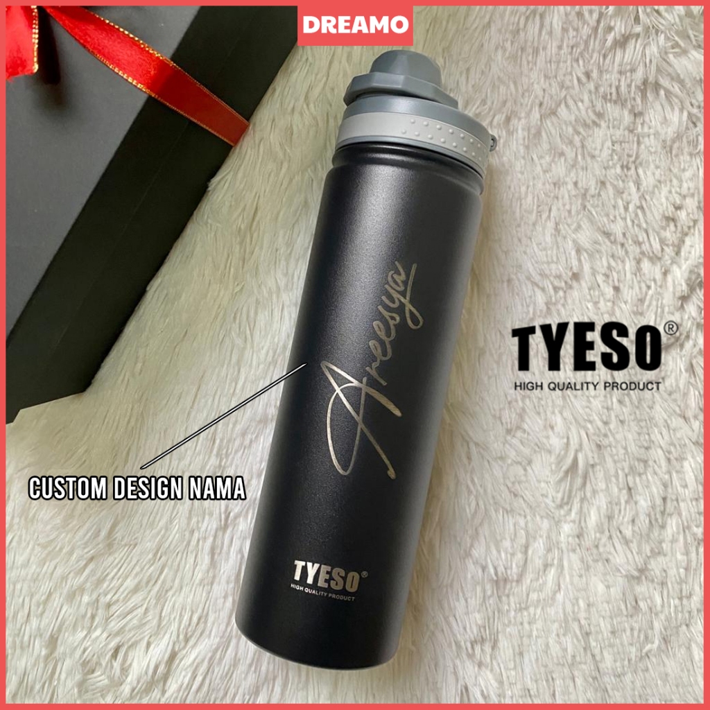 Tyeso Sport Tumbler Bottle Stainless Steel Custom Design Laser Engrave ...