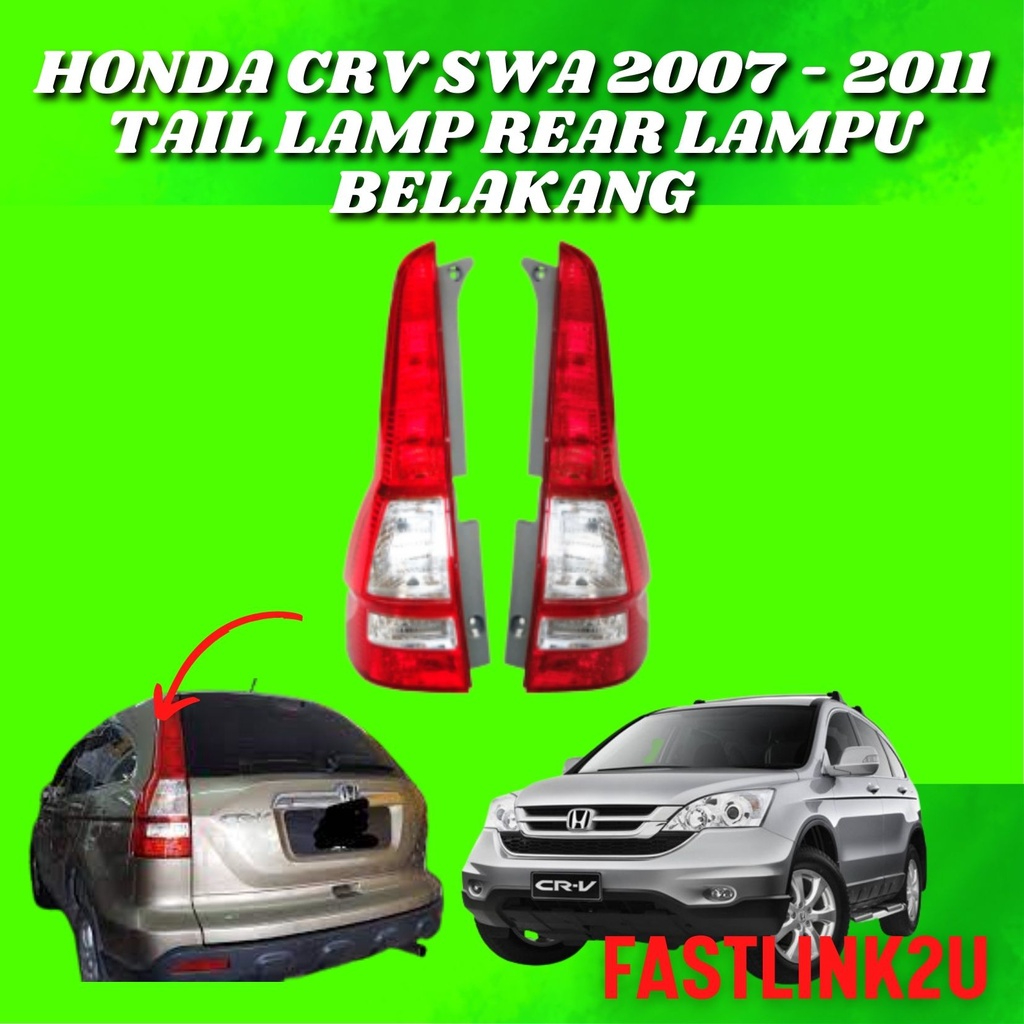 Fastlink Honda Crv Swa 2007 - 2011 Tail Lamp Lampu Belakang 100% New ...