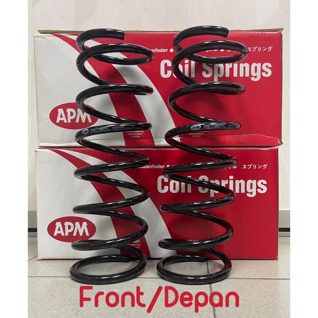 APM PERODUA AXIA 14'~ BEZZA 22'~ STANDARD COIL SPRING FRONT / REAR (SET ...