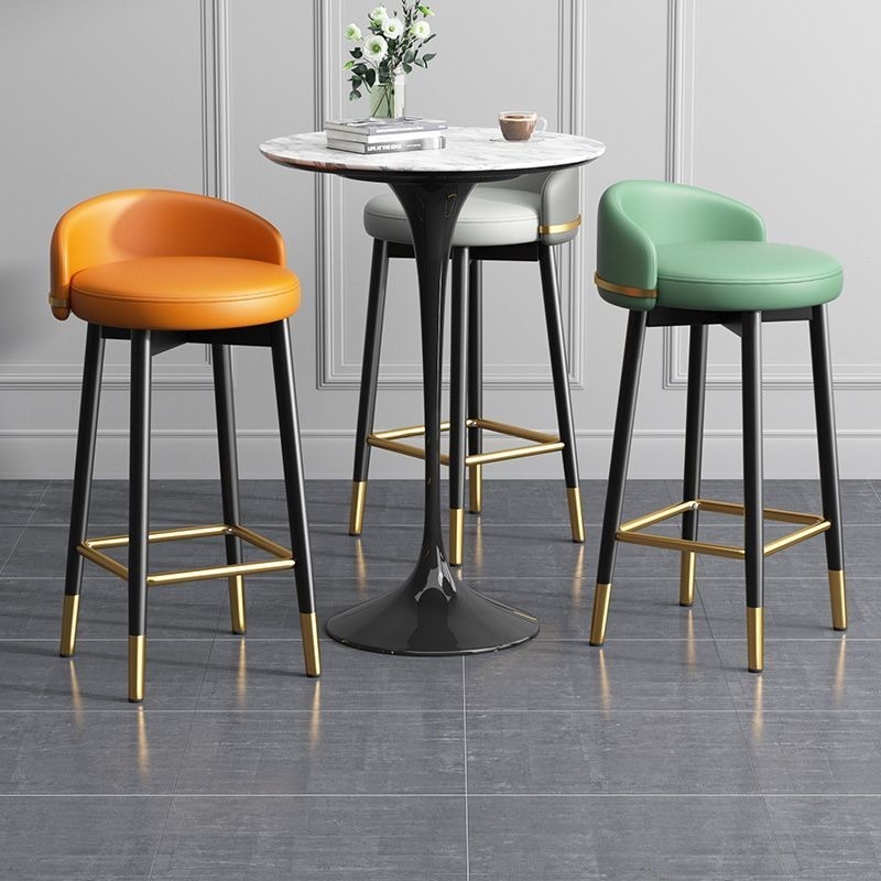 Luxury High-end Bar Chair Family Living Room Dining Bar Cafe High Foot ...
