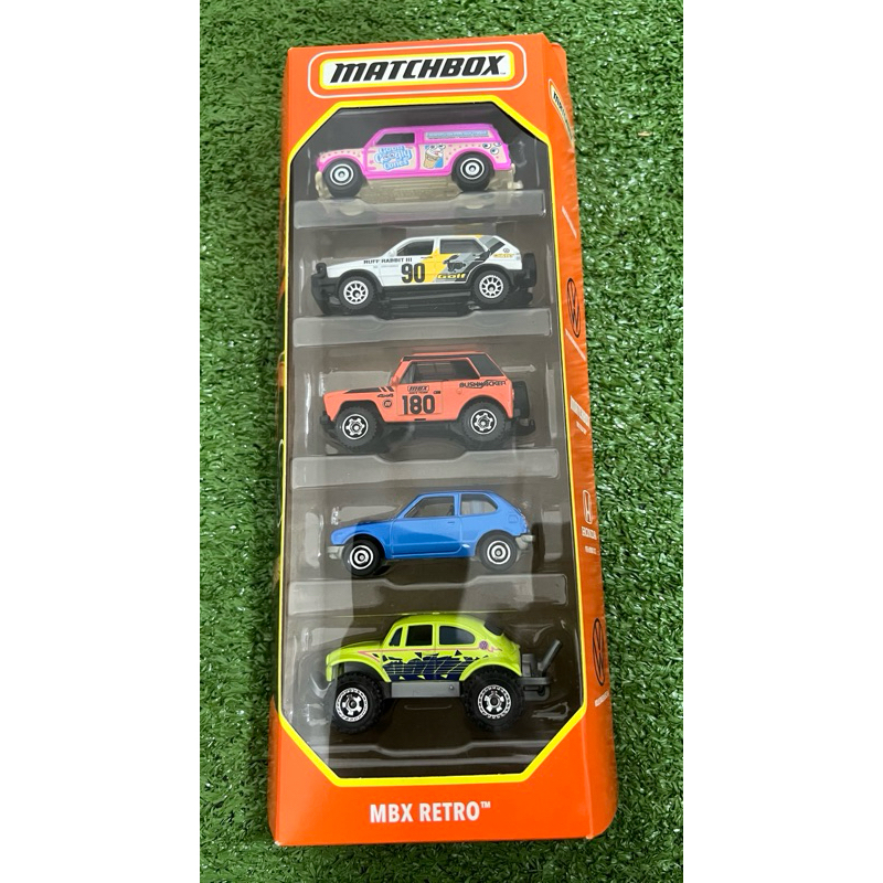 Matchbox MBX 2024 5-Pack MBX Retro (Austin Van,VW Golf Contry,Honda ...
