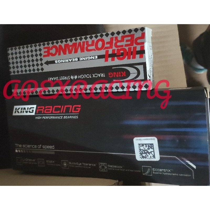 KING Racing Race Bearing Standard Size MITSUBISHI 4G63T 4G64 EVO 123 ...