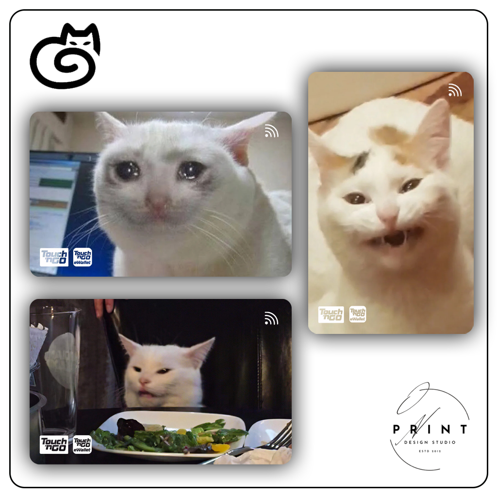 [Cat Memes] High Quality - Tng / Touch n Go Card Sticker - ATM Card ...