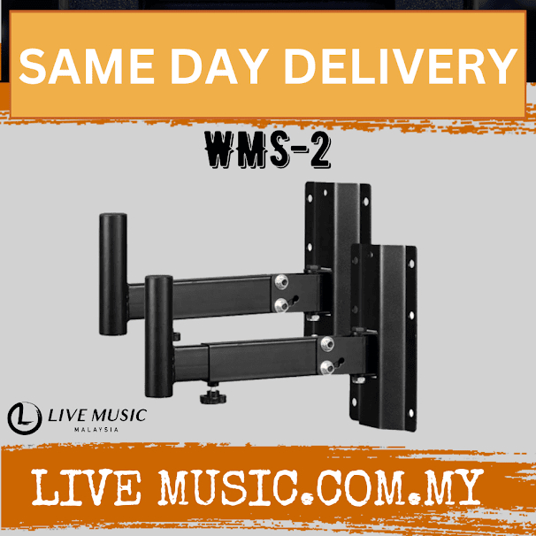 Kadenza WMS-2 heavy duty speaker wall mount stand / speaker stand ...