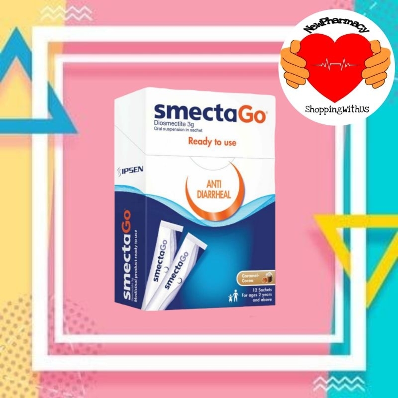 Smecta Go 12 sachets x 3gm (Exp-10/2024) | Shopee Malaysia
