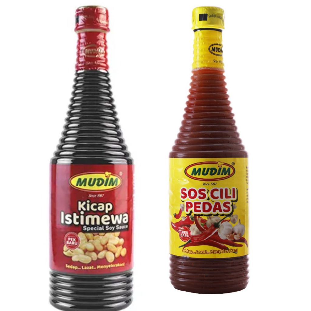 Mudim Soya Sauce Kicap Istimewa / Hot Chili Sauce Sos Cili Pedas 900g ...