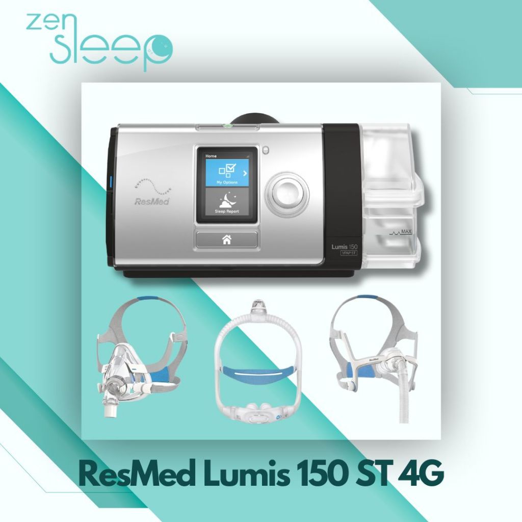 ResMed Lumis 150 ST 4G Mask Bundle VPAP BiLevel BiPAP CPAP Sleep Apnea ...