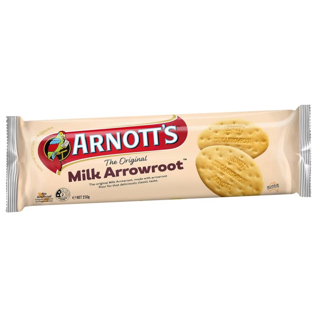 Arnott's The Original Milk Arrowroot Biscuits, 250g (Assorted) | Shopee ...