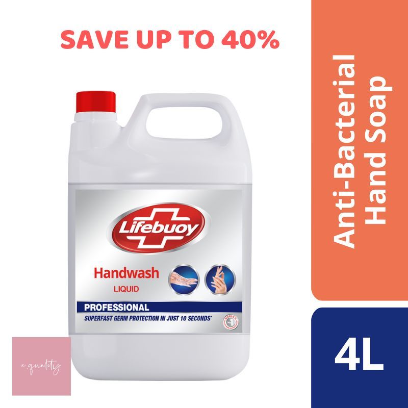 LIFEBUOY ANTI BACTERIAL HANDWASH LIQUID (ORANGE FLAVOR) 4KG | Shopee ...