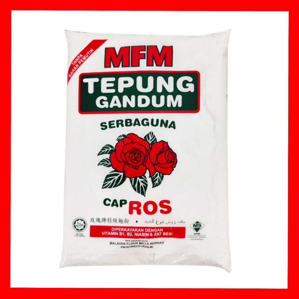 Tepung Gandum Cap Ros (850g) | Shopee Malaysia