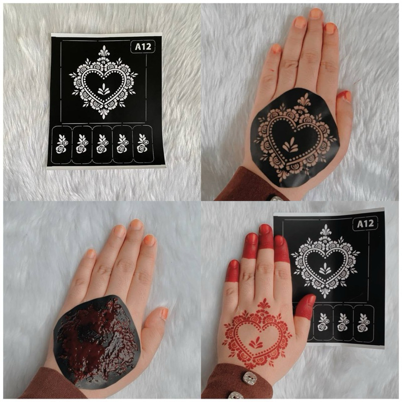 STICKER INAI (CODE E,ML,KIDS) PERLU DIPAKAI DENGAN INAI | Shopee Malaysia
