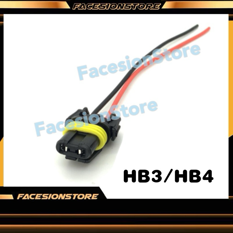 9005 9006 HB3 HB4 Female Adapter Wiring Harness Sockets Wire Connector ...