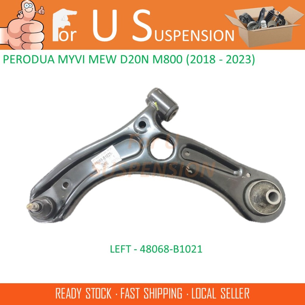 1 PIECE FRONT LOWER ARM LEFT - 48069-BZ300 PERODUA MYVI NEW D20N M800 ...