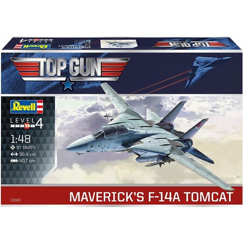 Revell 03865 1:48 Top Gun Maverick's F-14A Tomcat | Shopee Malaysia
