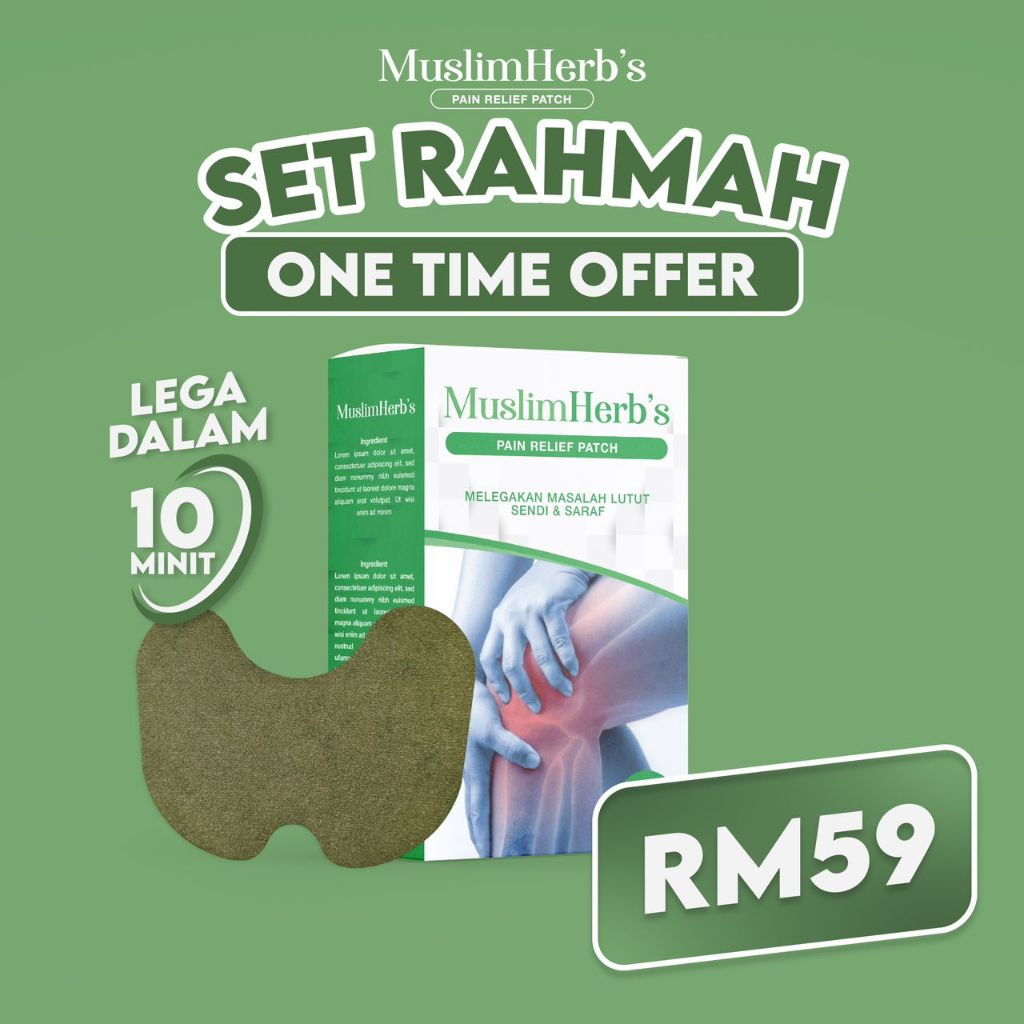 💥 ORIGINAL HQ 100% 💥 READY STOCK AVAILABLE [SET 1 KOTAK] MUSLIM HERBS PATCH SAKIT LUTUT | Shopee ...