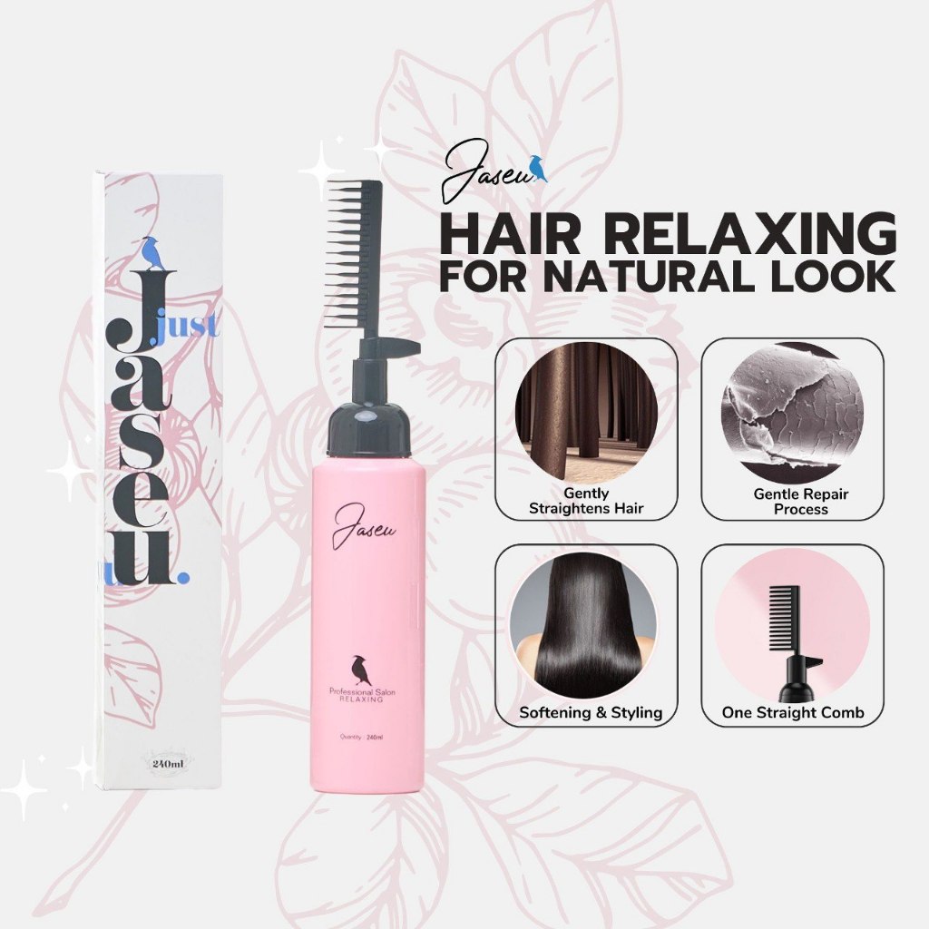 Jaseu Hair Relaxing | Lurus Rambut Krim Straight Hair Relaxer Rebonding ...
