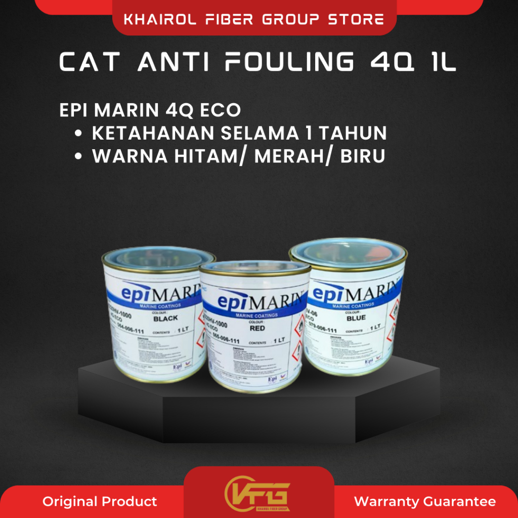EPIMARIN ANTIFOULING CAT 4Q 1 BLUE BLACK RED - KETAHANAN SELAMA 1 TAHUN | Shopee Malaysia