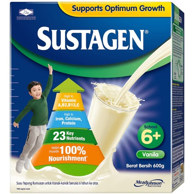 Sustagen Kid Vanilla Milk Powder 6+ Years 600g (Assorted) | Shopee Malaysia
