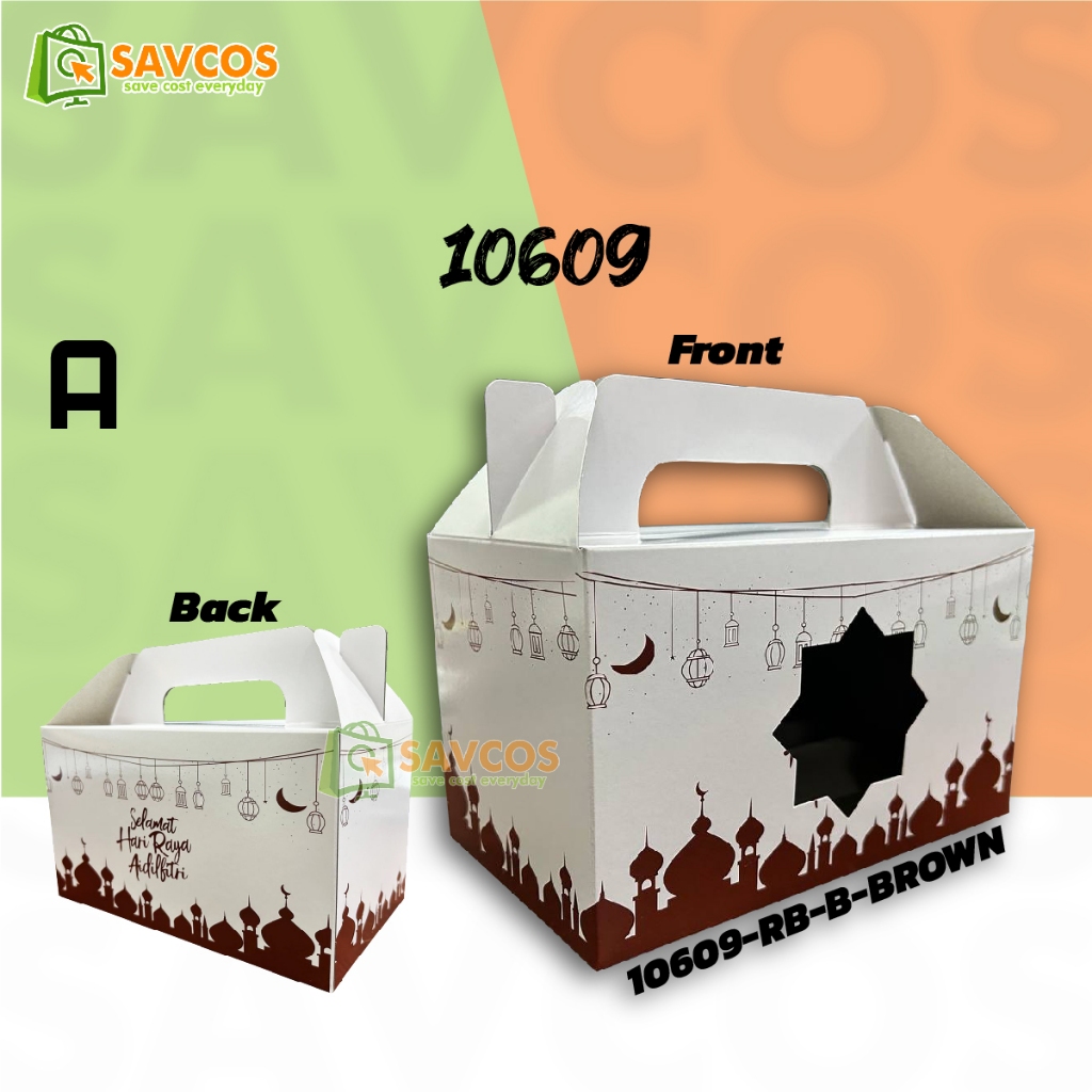 BUNDLE SALE (50PCS-100PCS) RAYABOX,DOORGIFT BOX RAYA KOTAK KUIH RAYA ...