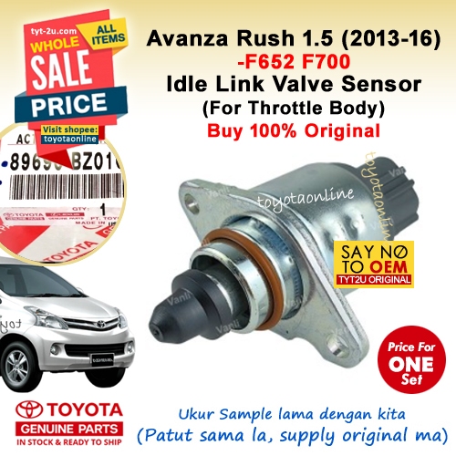 (100% Original) Avanza Rush (2013-2016) Idle Link Valve Sensor For ...