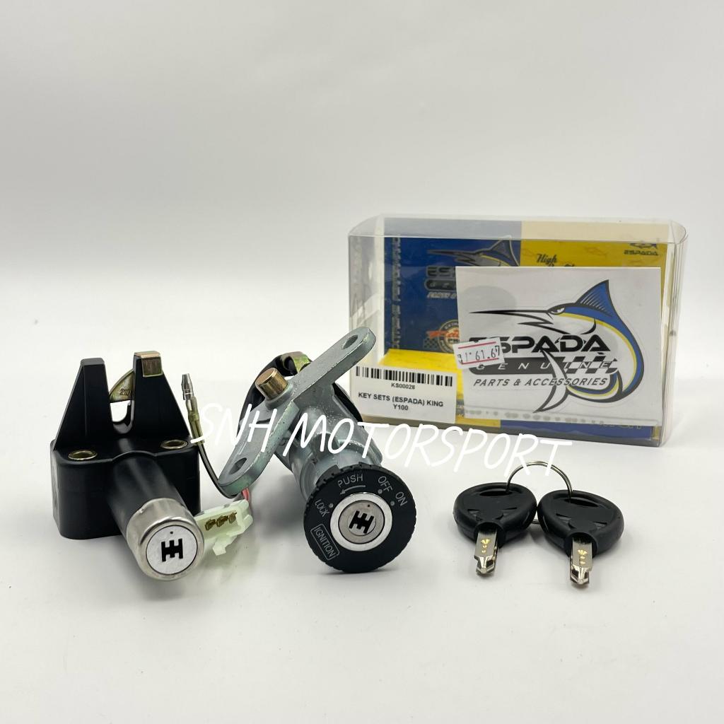 ESPADA Racing Main Switch Set Key Set Kunci Sius Switch & Tempat Duduk ...