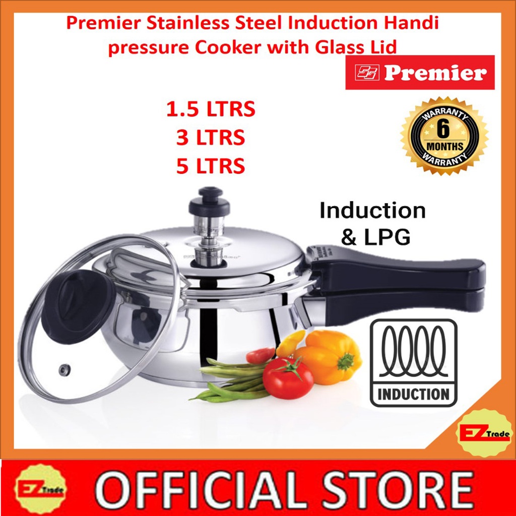 PREMIER Aluminum Handi Pressure Cooker - 1.5L/3.0L/5.5L/PRE ORDER ONLY ...