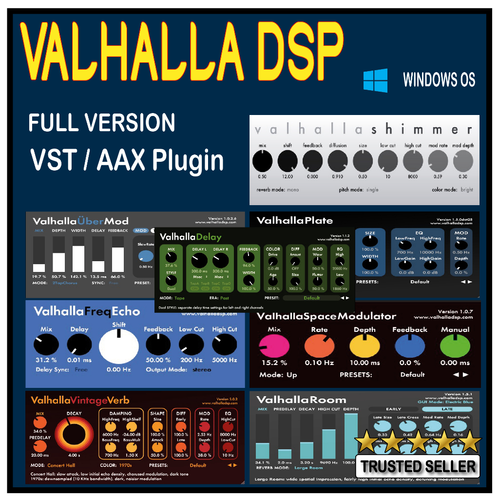 Valhalla DSP Bundle Version 2024.3 VST AAX PLUGIN For Windows | Shopee Malaysia