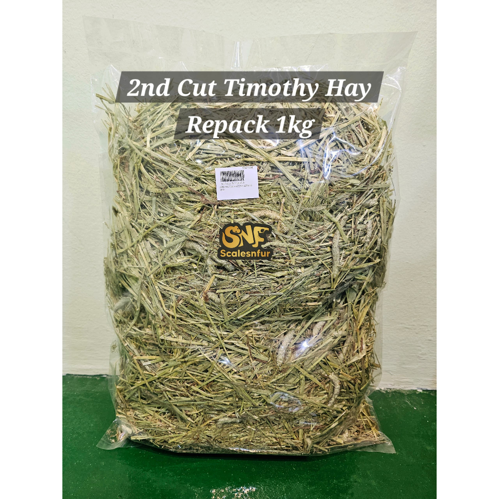 Premium 2nd Cut Timothy Hay Repack 1kg / Rabbits / Guinea Pigs ...