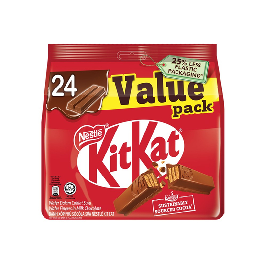 NESTLE Kitkat Wafer Fingers In Milk Chocolate Value Pack 17G X 24S ...