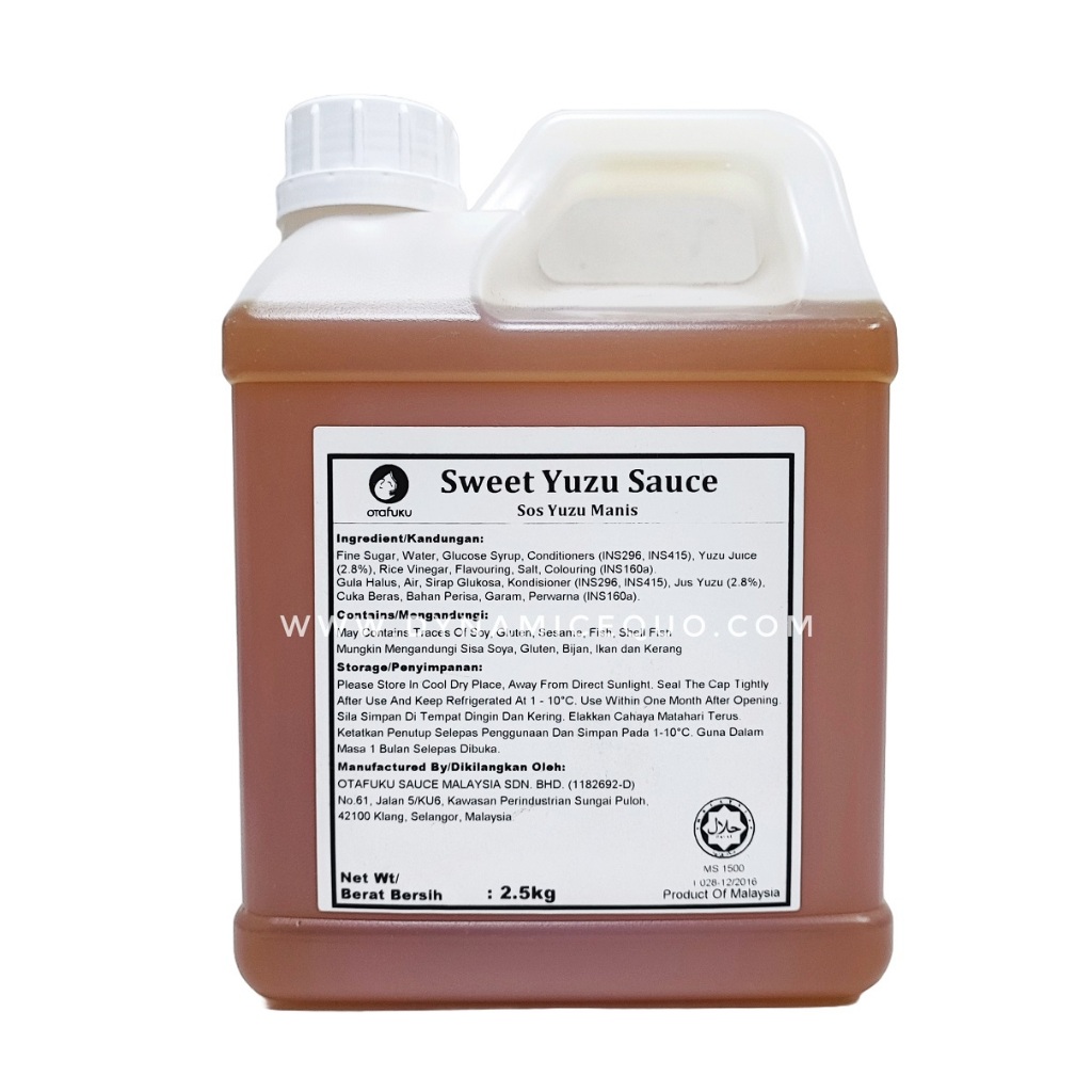 Otafuku Sweet Yuzu Sauce 2.5kg Halal Sos Yuzu Manis | Shopee Malaysia