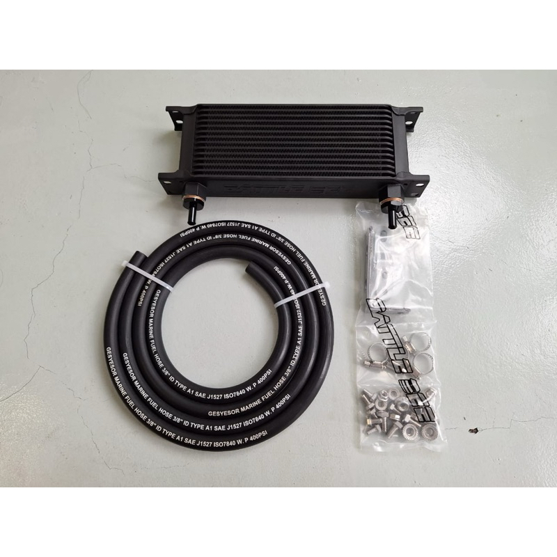 Battle Bee Universal ATF Oil Cooler Kit With Bracket (Full Set ...