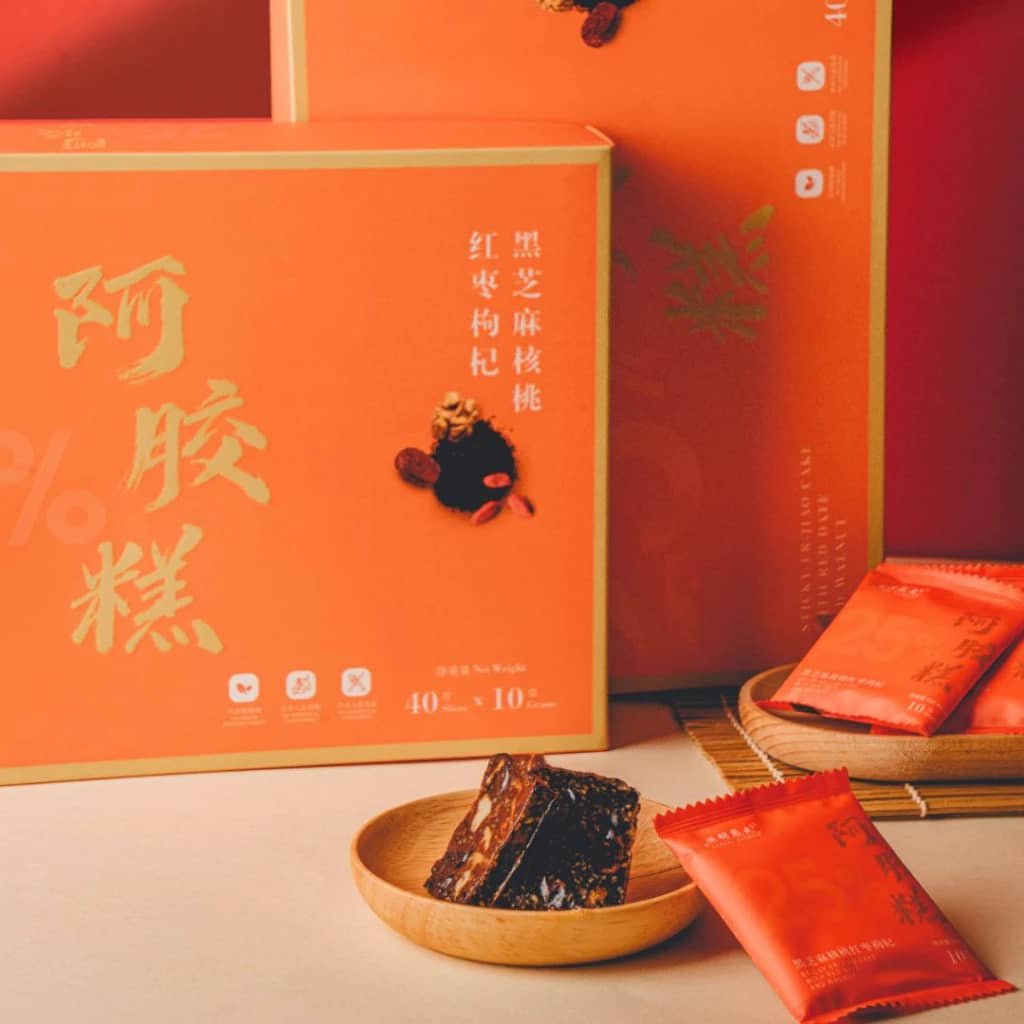 HERBAL FARMER STICKY ER-JIAO CAKE 阿胶糕 （40pcs x 10g) | Shopee Malaysia