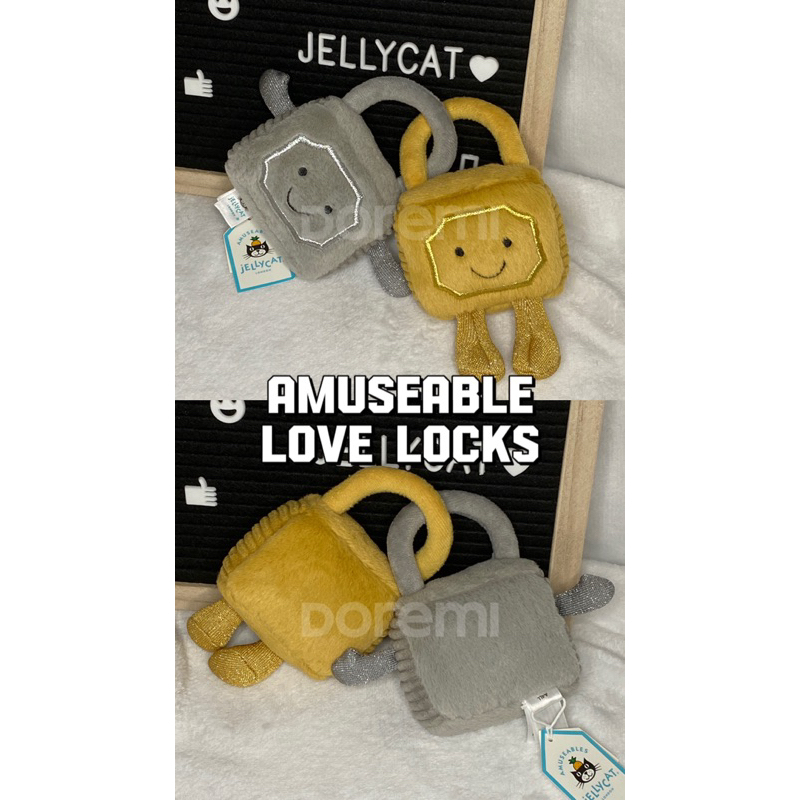 [READY STOCK] 100% Original Jellycat Amuseable Love Locks | Shopee Malaysia