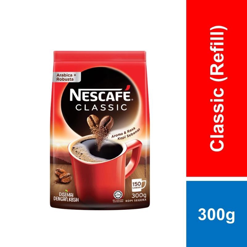 NESCAFE Classic Refill Pack (300g) - coffee powder Made with Arabica ...