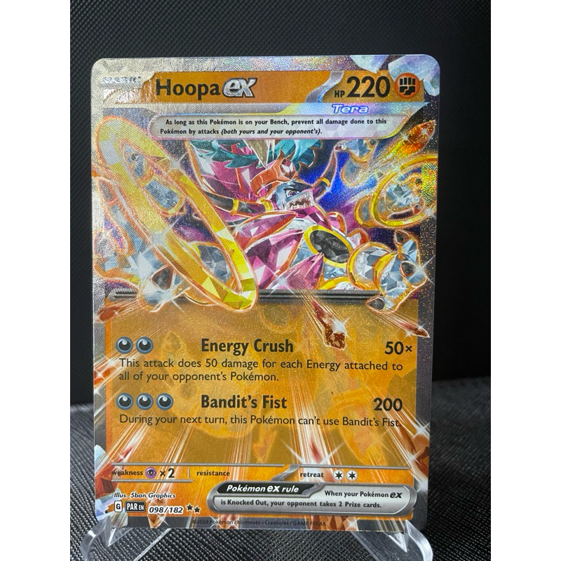 Pokemon SV4 Paradox Rift Hoopa EX 098/182 Ultra Rare | Shopee Malaysia