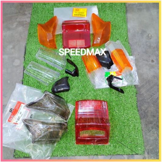 Honda EX5 HIGH POWER HP EX5 DREAM HEAD LAMP SIGNAL COVER TAIL LAMP COVER FRONT REAR Cutting ...