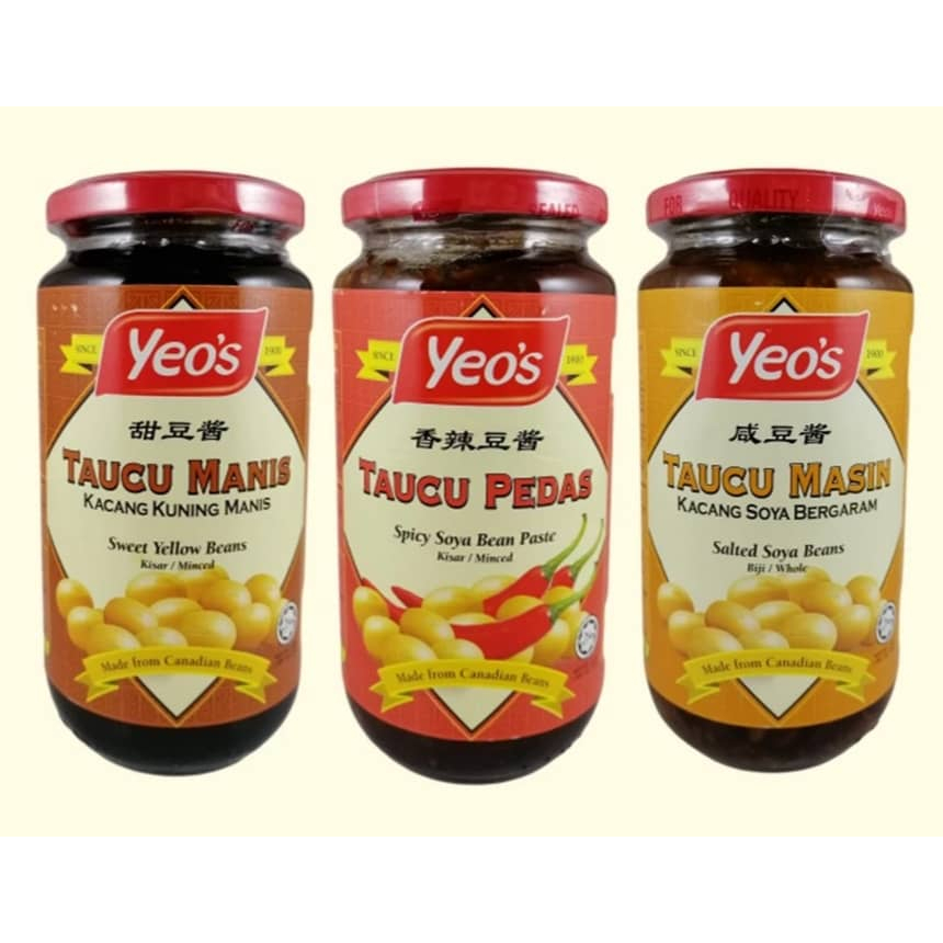 YEO'S TAUCU MANIS / MASIN / PEDAS | YEO'S SOYA BEAN PASTE SWEET ...