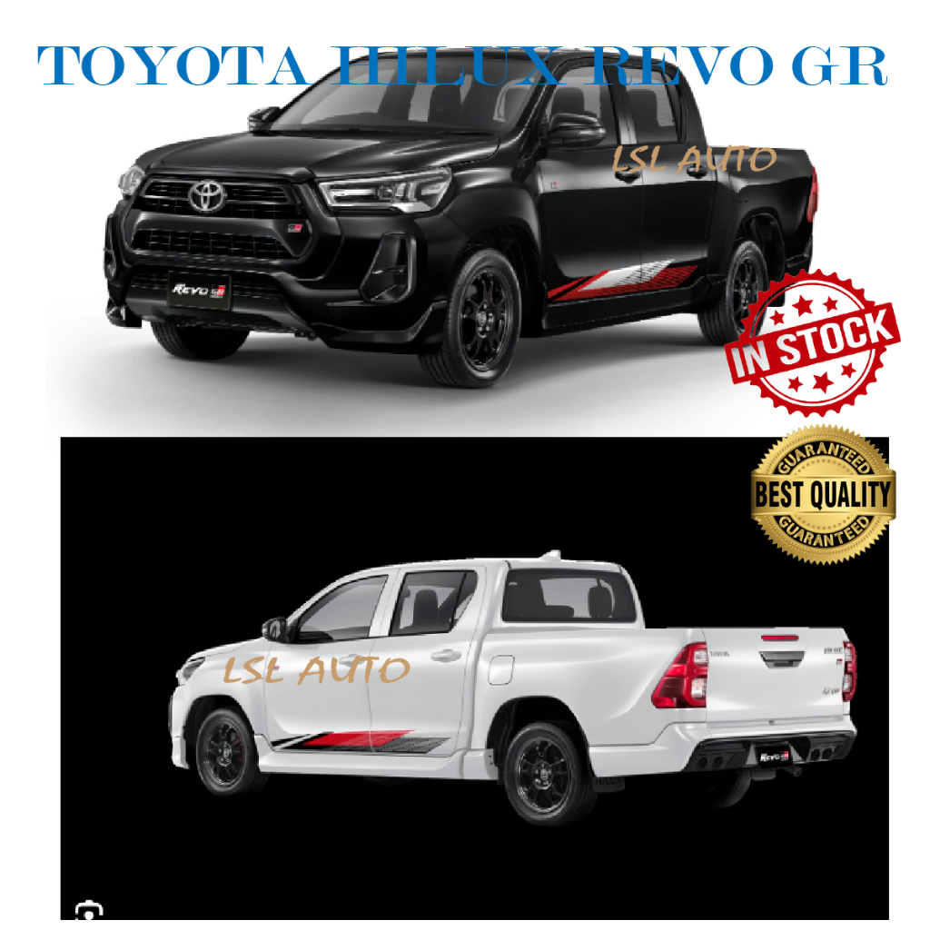 Car stickers FOR Toyota Hilux Revo GR pickup truck exterior decoration ...