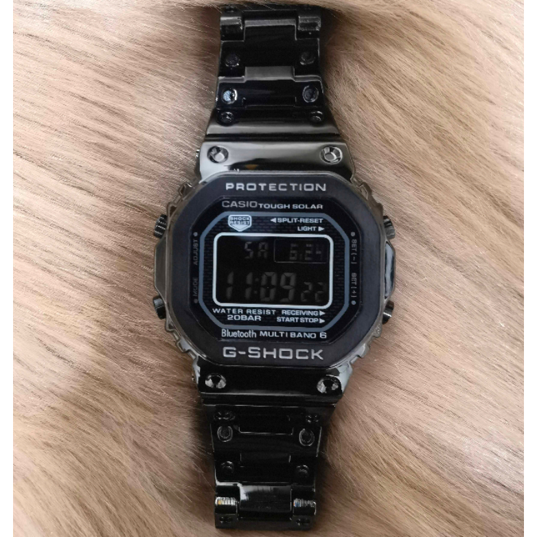 Steel watch GMW B5000 Silver Black Gold DW 5600 steel G shock steel DW ...