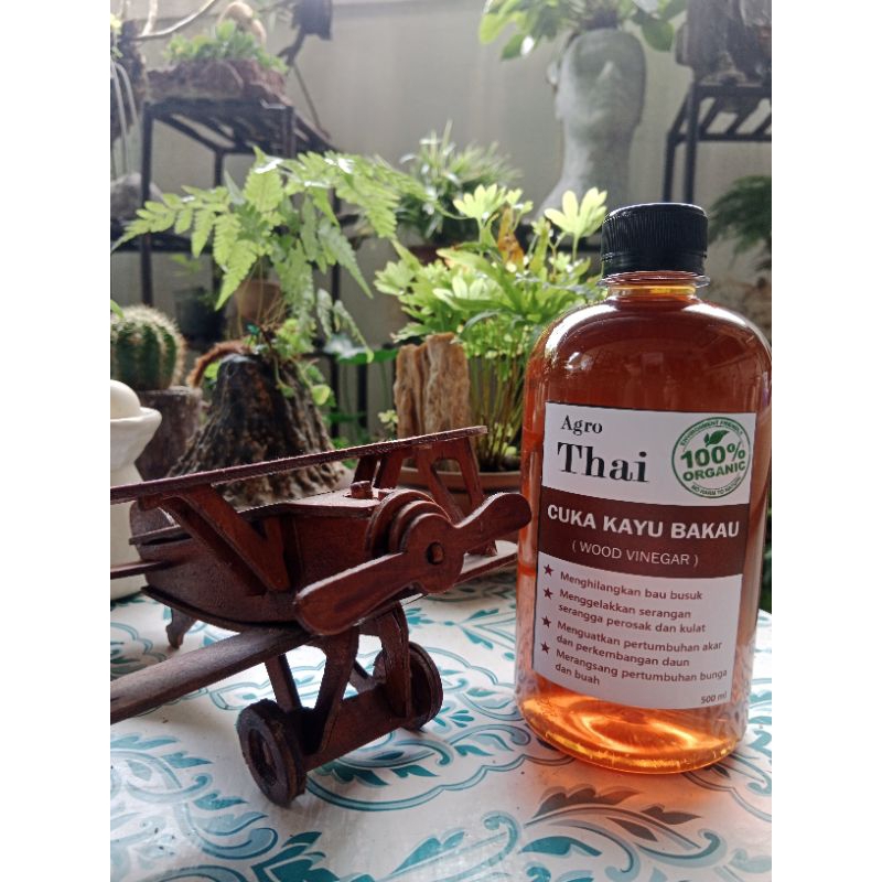 Agro Thai Cuka Kayu Bakau Pekat Organik 500ml sebotol. Organic Wood ...