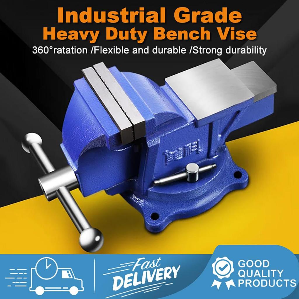 3/4/5/6 Inch Heavy Duty Clamp Bench Vise Clamp Tool Grafting Tool Set ragum meja inch Swivel ...