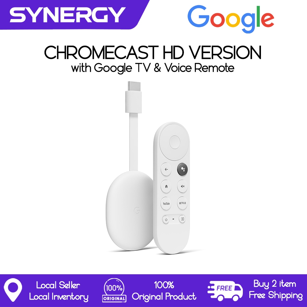 Google Chromecast with Google TV HD / 4k Version | Shopee Malaysia
