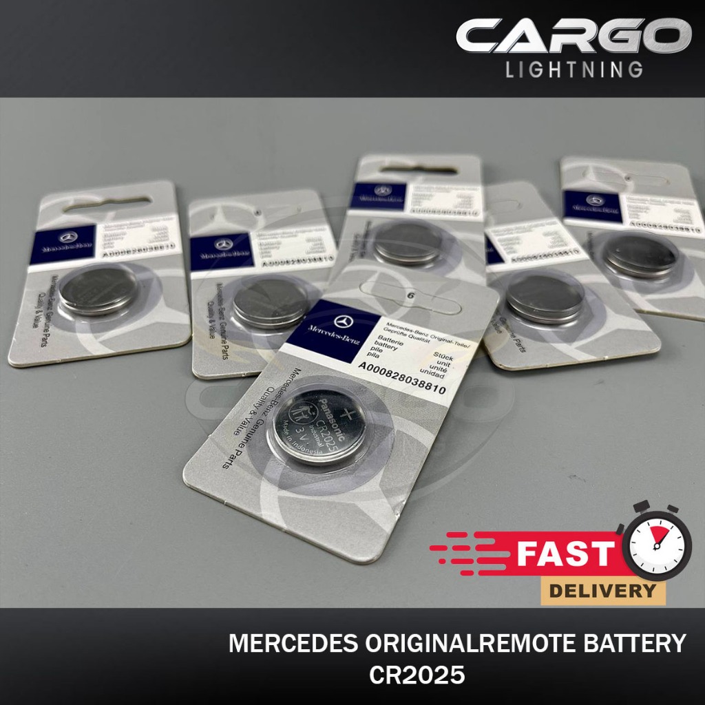 MERCEDES ORIGINAL REMOTE KEY BATTERY CR2025 / CR2032 | Shopee Malaysia