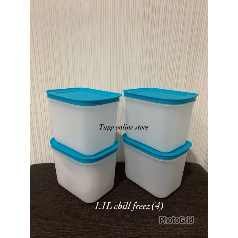 Tupperware chill-freez small high (4)1.1L | Shopee Malaysia