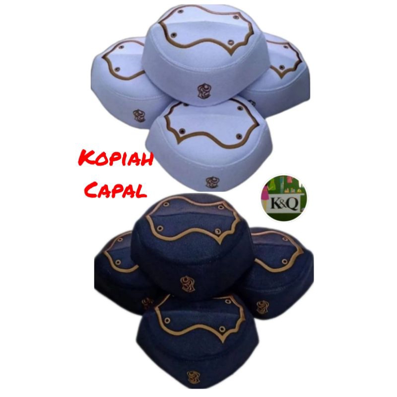 Kopiah Capal Tahfiz Putih Dan Hitam | Shopee Malaysia